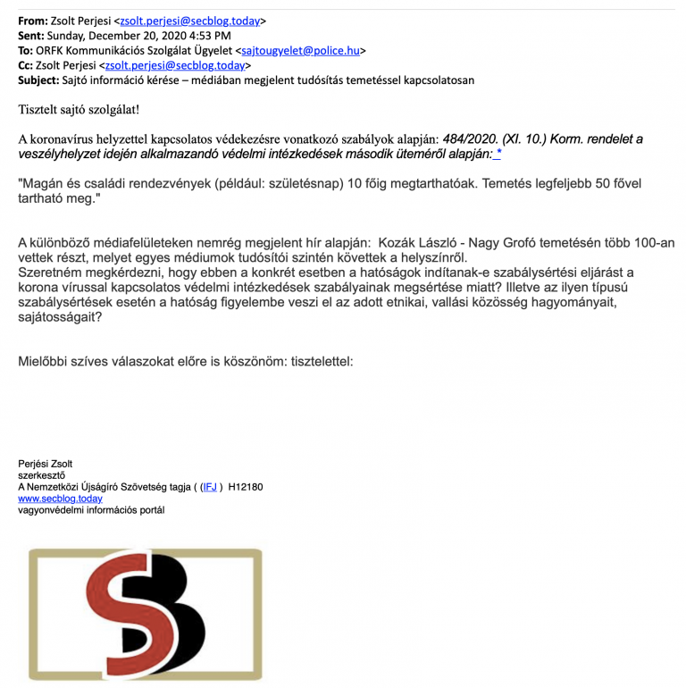 Megkérdeztük: Nagy Grofó temetésén szabályt sértettek-e? – SecBlog ...